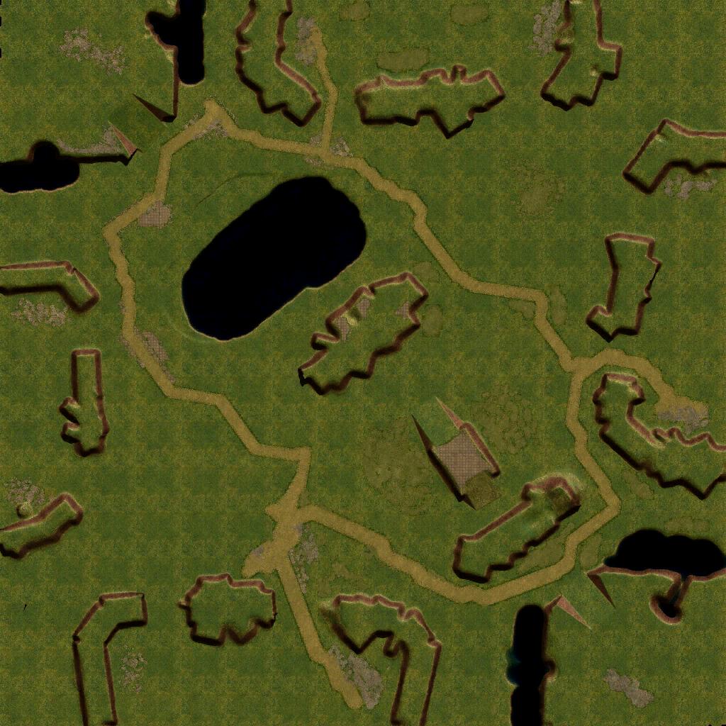 LostTemple1v1 map - Zero-K